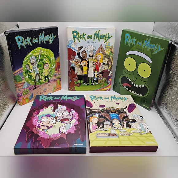 Rick and Morty | Other | Rick And Morty Seasons 5 Dvds | Poshmark
